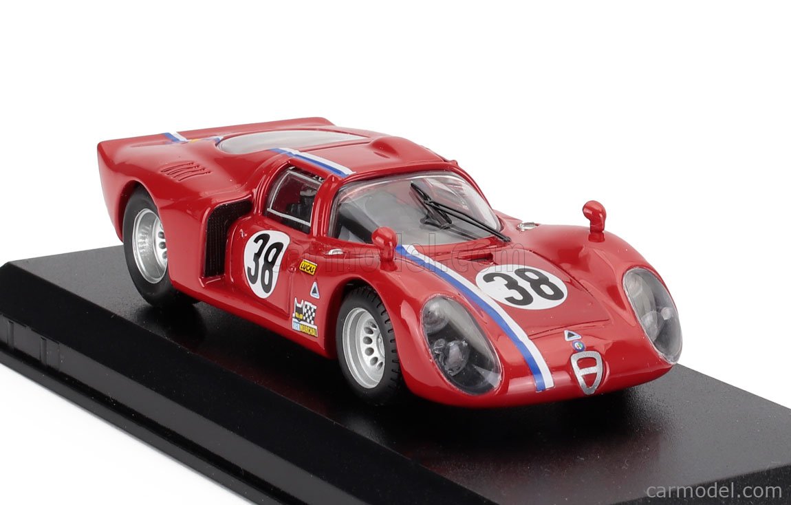 BEST-MODEL 9502 Escala 1/43 | ALFA ROMEO 33.2 COUPE N 38 TEST LE MANS ...