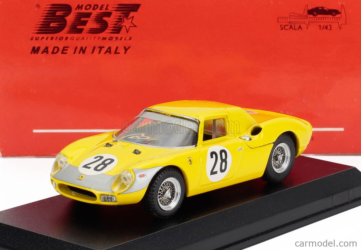 BEST-MODEL 9166 Escala 1/43 | FERRARI 250 LM N 28 1000km PARIGI 1966 ...