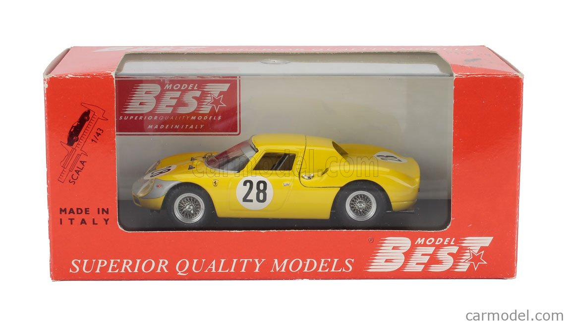 BEST-MODEL 9166 Escala 1/43 | FERRARI 250 LM N 28 1000km PARIGI 1966 ...