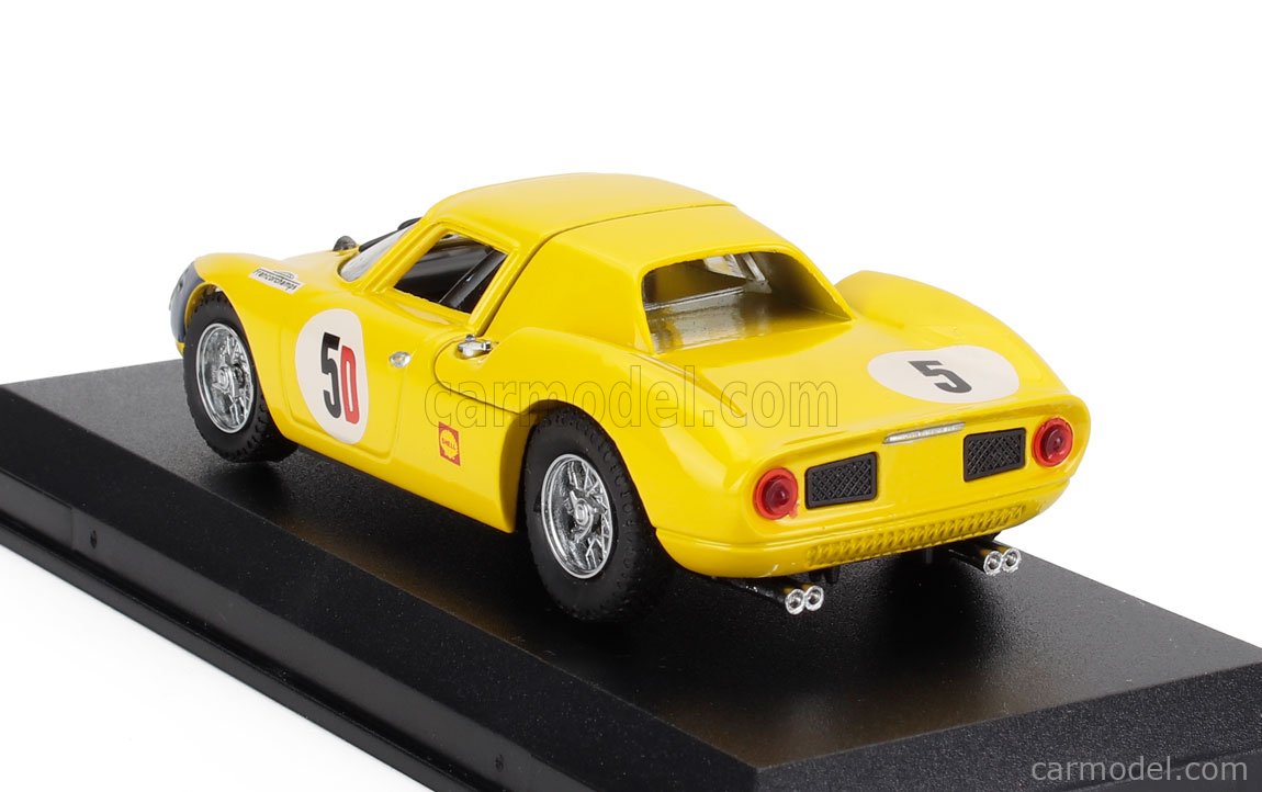 BEST-MODEL 9018 Scale 1/43 | FERRARI 250LM N 5D KYALAMI 1966 YELLOW BLUE