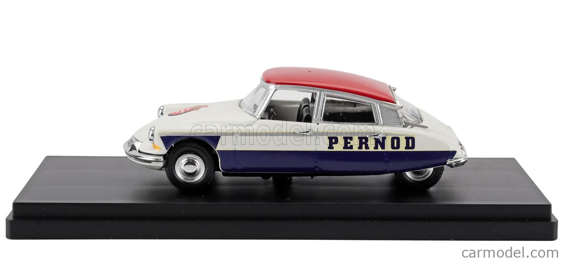 RIO-MODELS 4465 Scale 1/43 | CITROEN DS21 PERNOD 1967 WHITE RED BLUE