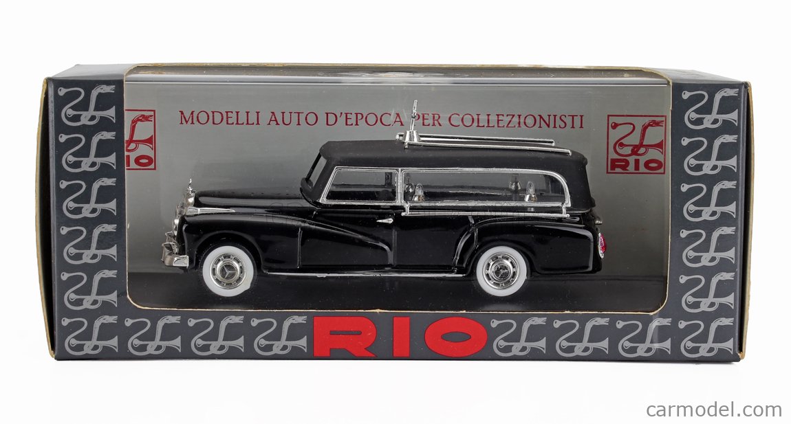 RIO-MODELS 4137 Escala 1/43 | MERCEDES BENZ 300D CARRO FUNEBRE ...