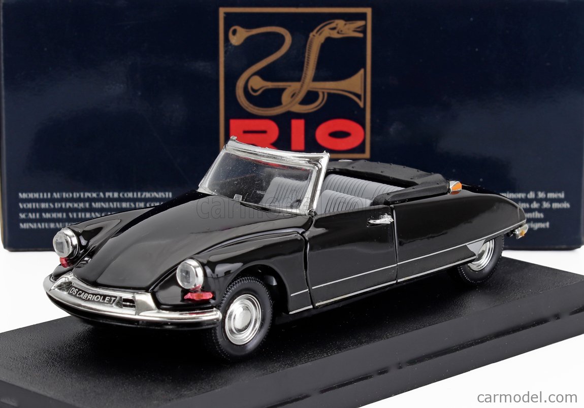 RIO-MODELS 98 Masstab: 1/43 | CITROEN DS19 CABRIOLET OPEN 1961 BLACK