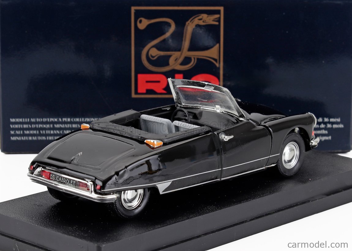 RIO-MODELS 98 Masstab: 1/43 | CITROEN DS19 CABRIOLET OPEN 1961 BLACK