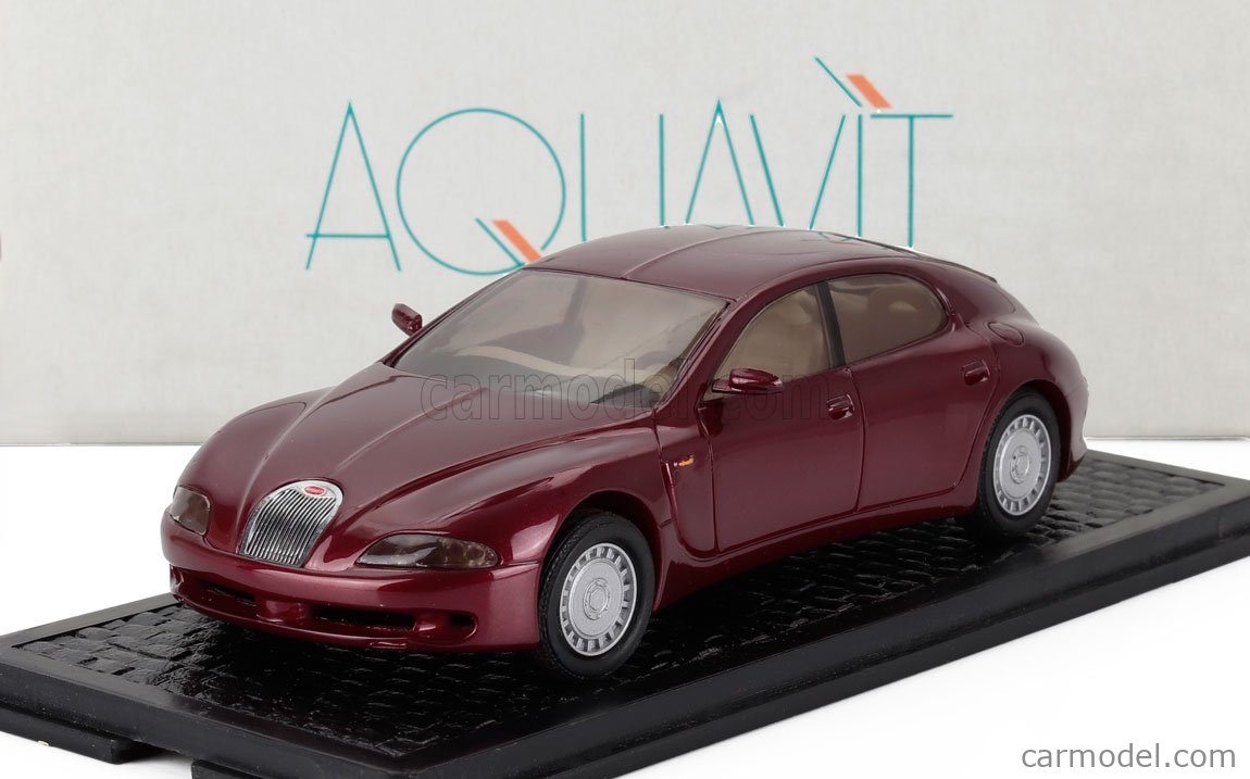 AQUAVIT 1100 Masstab: 1/43 | BUGATTI EB112 1993 RED MET