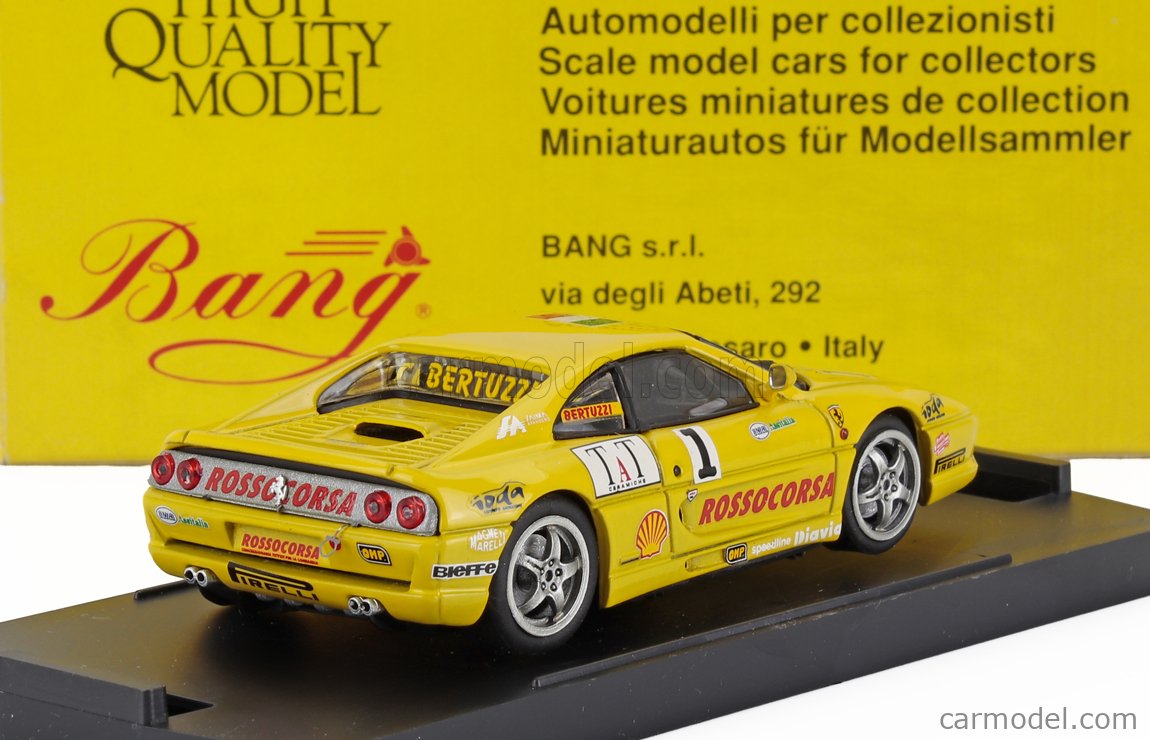 BANG PR525 Escala 1/43 | FERRARI F355 N 1 CHALLENGE 1997 CARLO BERTUZZI ...