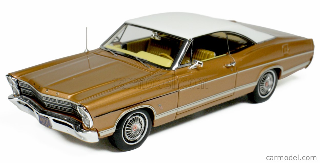 GOLDVARG GC079B Escala 1/43 | FORD USA GALAXIE COUPE 1967 COPPER WHITE