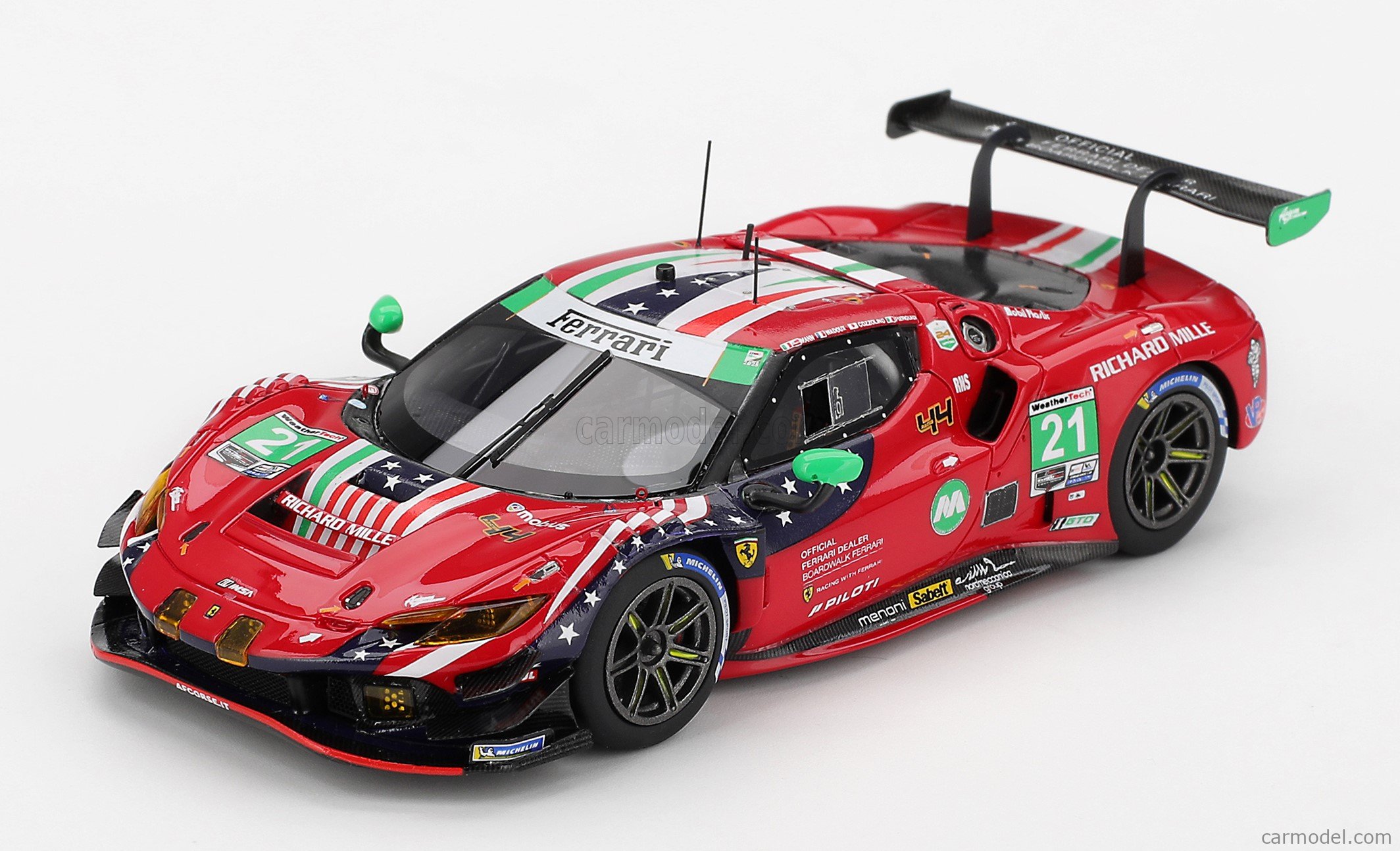 BBR-MODELS BBRCS015 Scale 1/43 | FERRARI 296 GT3 3.0L TURVO V6 TEAM AF ...