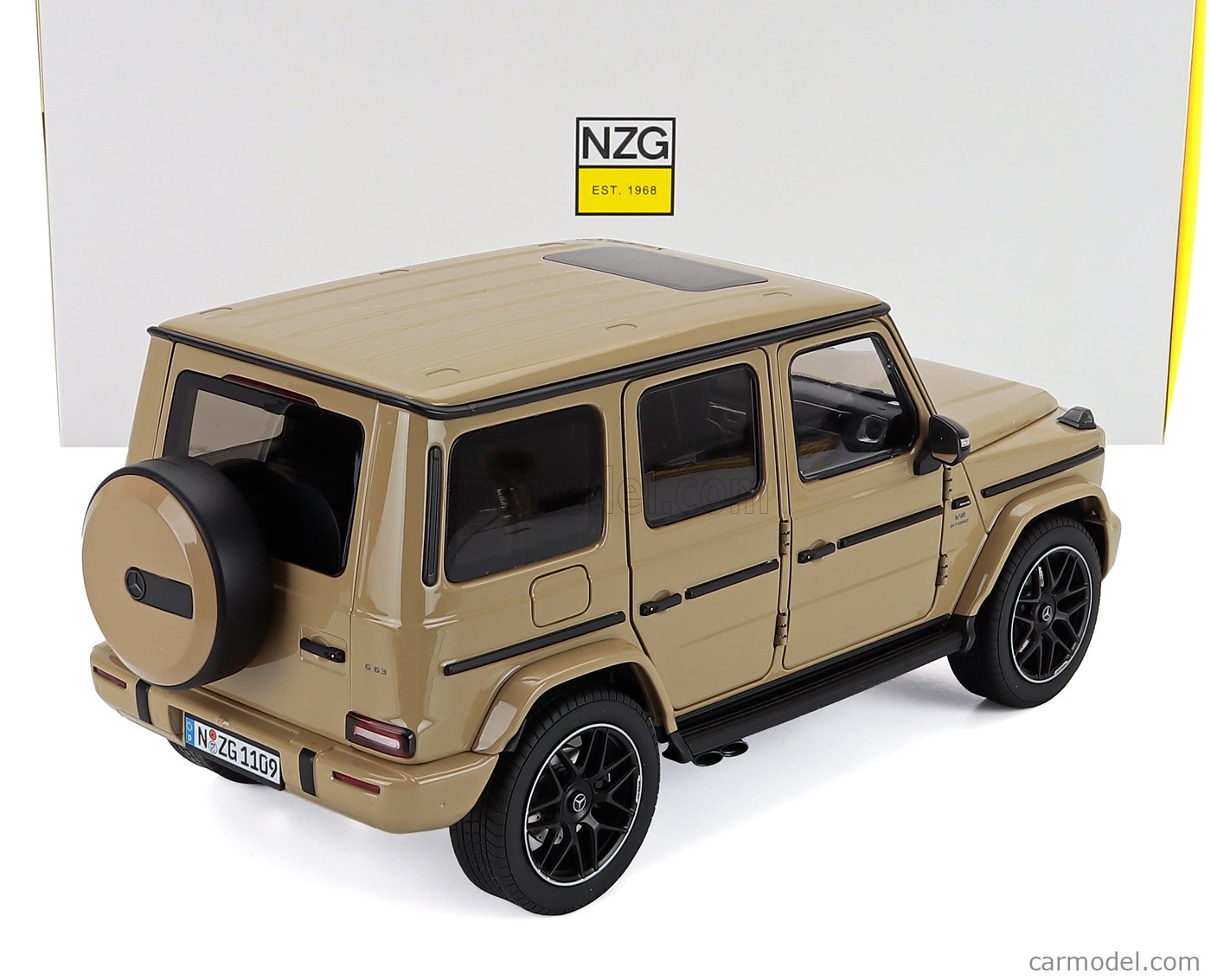 NZG 110900069 Scale 1/18 | MERCEDES BENZ G-CLASS G63 AMG (W465) 2025 SAND