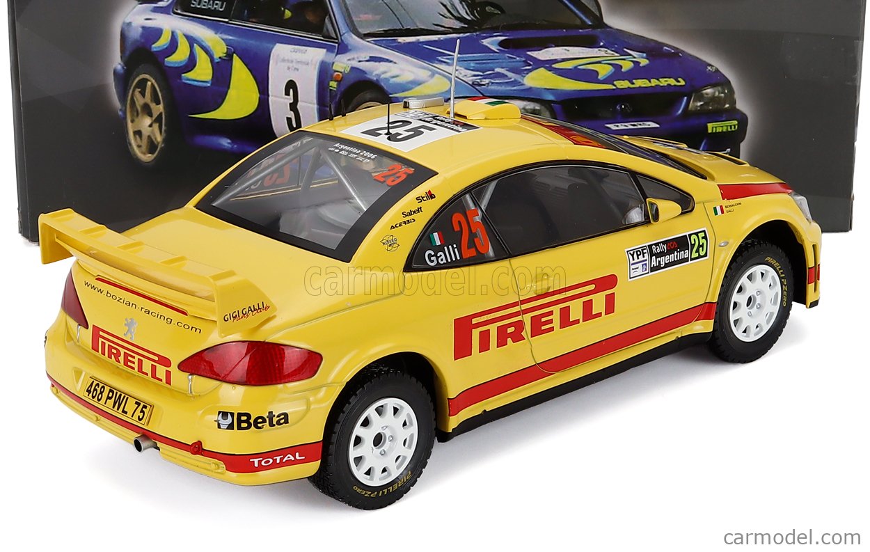 EDICOLA LEPLGRVODERAL083 Echelle 1/18 | PEUGEOT 307 WRC N 25 3rd RALLY ...