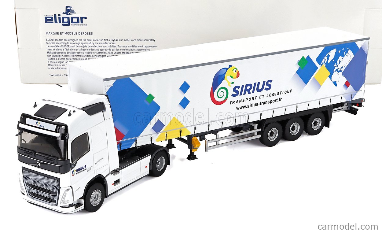 ELIGOR 118807 Масштаб 1/43 | VOLVO FH 500 TRUCK TELONATO SIRIUS ...