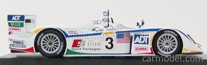 MINICHAMPS 400051303 Scale 1/43 | AUDI R8 3.6L TURBO TEAM ADT CHAMPION ...