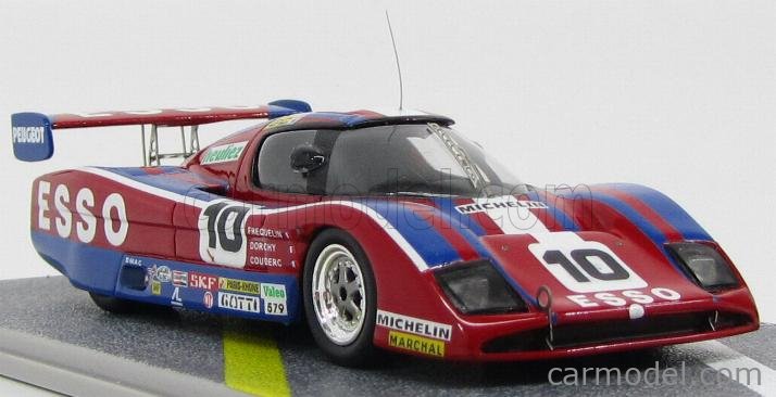 BIZARRE BZ071 Scale 1/43 | WM PEUGEOT P82 TURBO N 10 LE MANS 1982 RED BLUE
