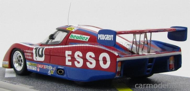 BIZARRE BZ071 Scale 1/43 | WM PEUGEOT P82 TURBO N 10 LE MANS 1982 RED BLUE