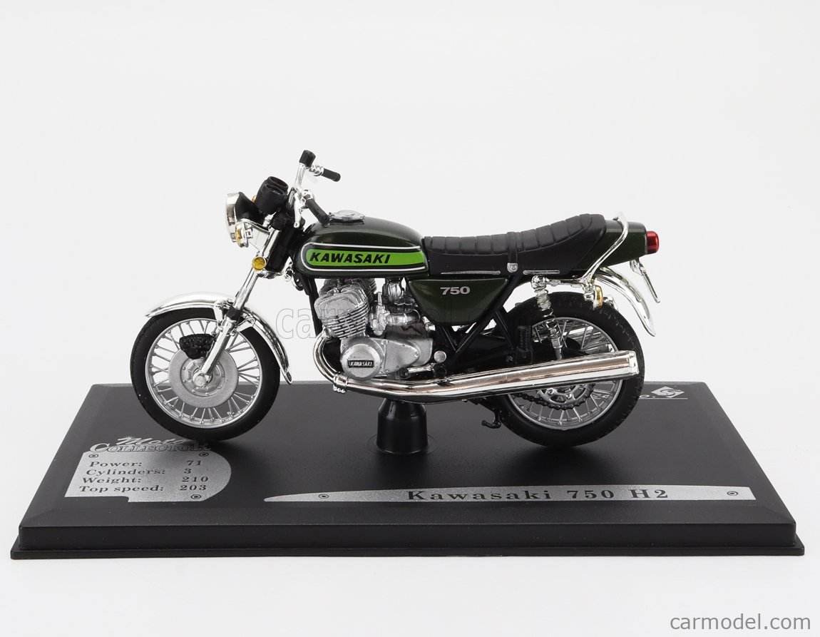 SOLIDO 150327 Scale 1/18 | KAWASAKI 750 H2 1975 GREEN MET