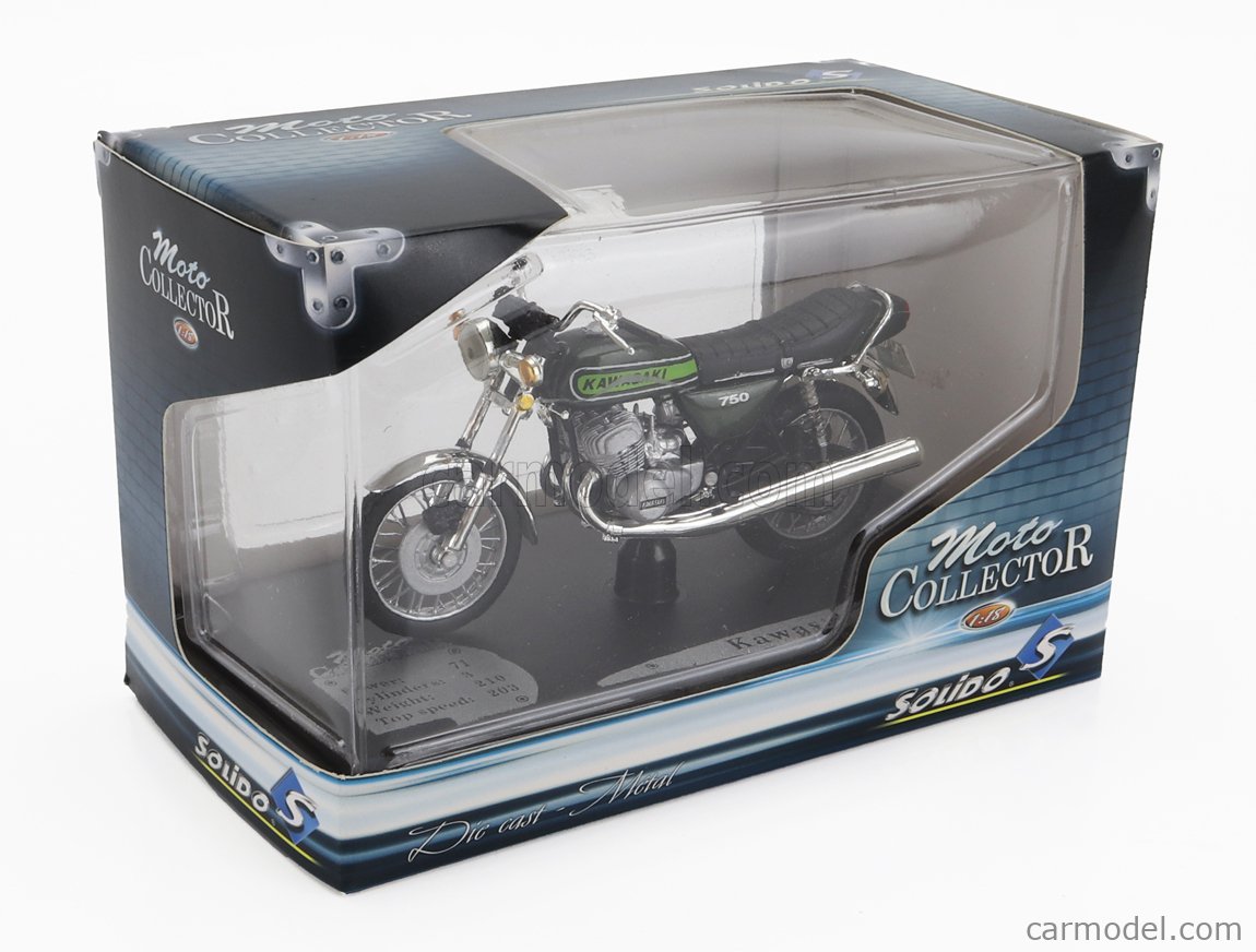 SOLIDO 150327 Scale 1/18 | KAWASAKI 750 H2 1975 GREEN MET