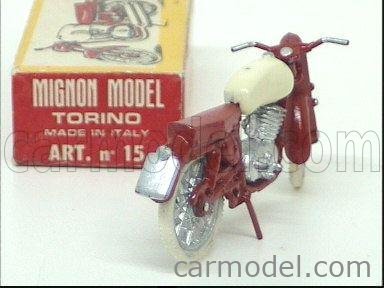 MIGNON 15 Scale 1/24 | GILERA 175CC EXTRA ROSSO RED IVORY