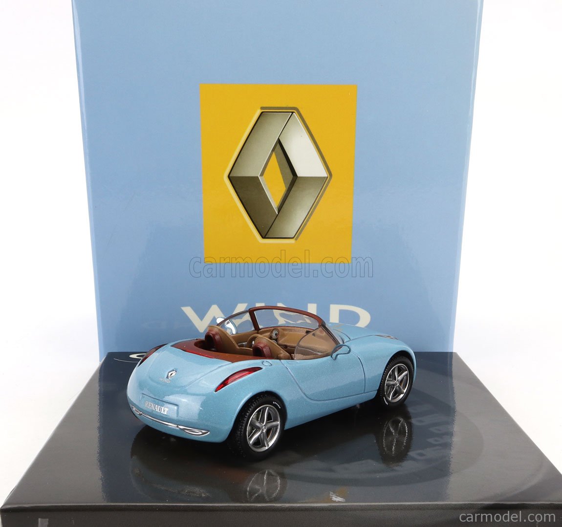 NOREV 517995 Scale 1/43 | RENAULT WIND CONCEPT CAR 2004 LIGHT BLUE MET