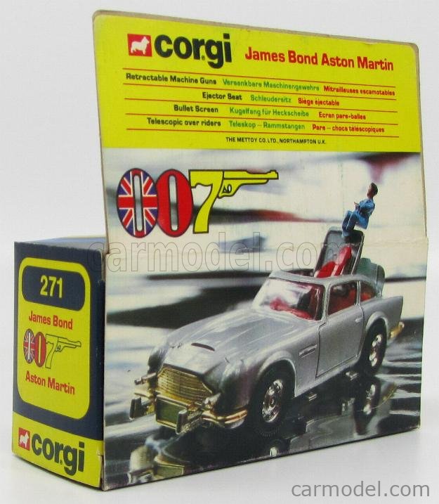 CORGI 271 Scale 1/36 | ASTON MARTIN DB 5 JAMES BOND 007 GREY MET