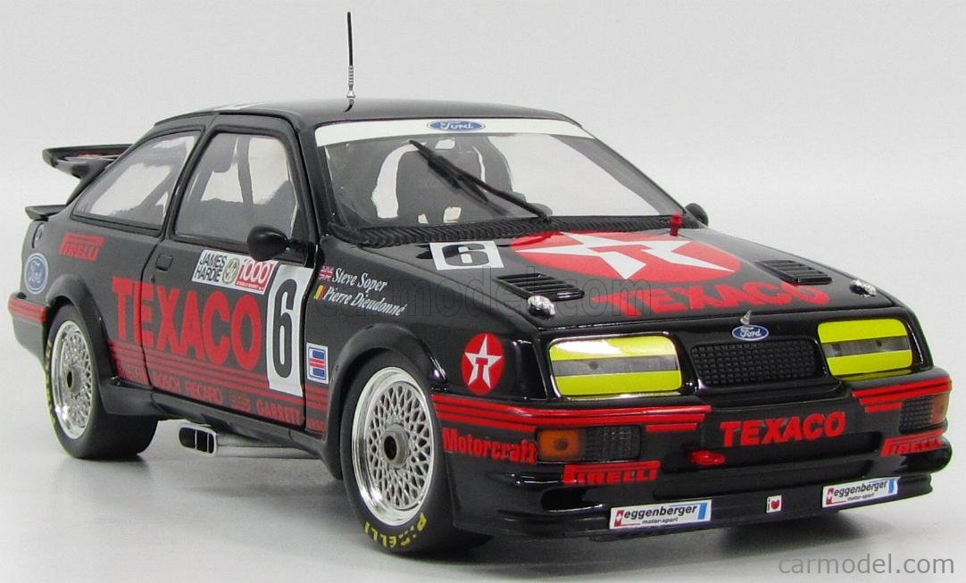 MINICHAMPS 100878906 Scale 1/18 | FORD ENGLAND SIERRA RS500 TEXACO N 6 ...