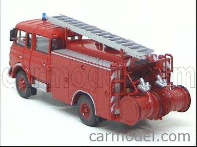 NOREV 690002 Scale 1/43 | BERLIET GAK TRUCK FIRE ENGINE - POMPIERS RED