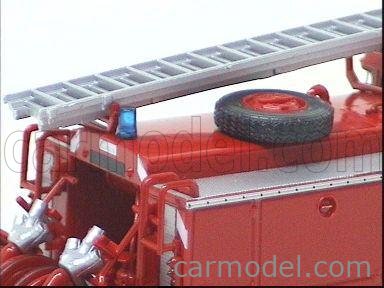 NOREV 690002 Scale 1/43 | BERLIET GAK TRUCK FIRE ENGINE - POMPIERS RED