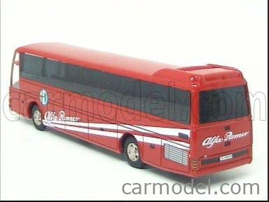 OLDCARS 06902 Scale 1/43 | IVECO FIAT 391 GT DOMINO - AUTOBUS - ALFA ROMEO RED