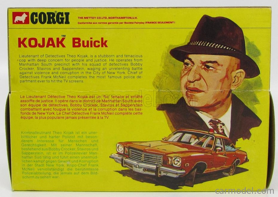 CORGI 290 Scale 1/36 | BUICK KOJAK (POLICE) BROWN MET