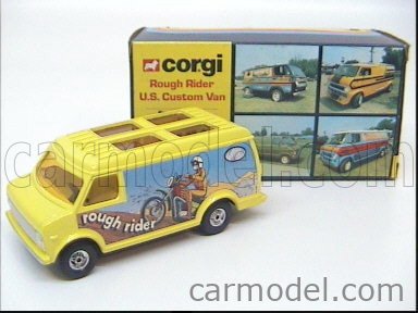 CORGI 423 Scale 1/36 | CHEVROLET ROUGH RIDER U.S. CUSTOM VAN YELLOW