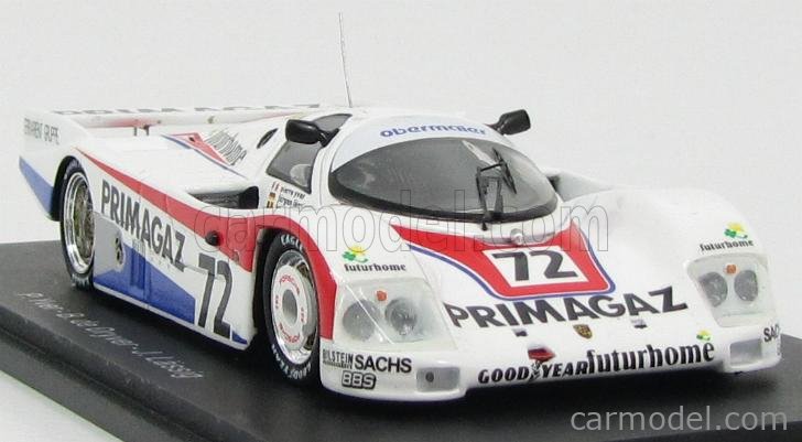 SPARK-MODEL S0951 Scale 1/43 | PORSCHE 962C N 72 2nd 24h LE MANS 1987 P.YVER - B.de DRYVER - J ...