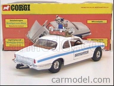 CORGI 414 Scale 1/36 | JAGUAR XJ 12C COASTGUARD POLICE WHITE