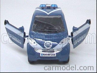 HEAVY METAL GO0980 Scale 1/18 | SMART POLIZIA (POLICE) BLUE