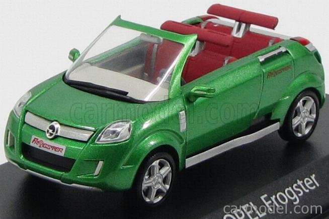 NOREV 360015 Scale 1/43 | OPEL FROGSTER CABRIOLET GENEVE 2001 GREEN MET