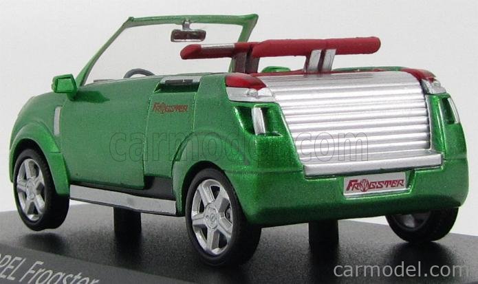 NOREV 360015 Scale 1/43 | OPEL FROGSTER CABRIOLET GENEVE 2001 GREEN MET