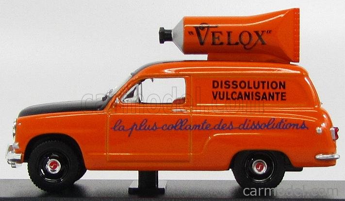 NOREV 570952 Scale 1/43 | SIMCA ARONDE VAN MESSAGERE - VELOX ORANGE BLACK
