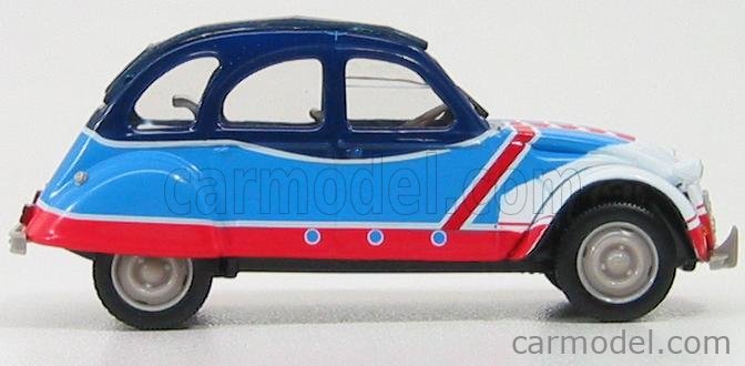 NOREV 409584F Scale 1/43 | CITROEN 2CV 6 BASKET 1977 BLUE WHITE RED