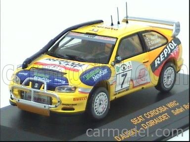 EDICOLA RCC012 Scale 1/43 | SEAT CORDOBA WRC REPSOL N 7 SAFARI RALLY ...