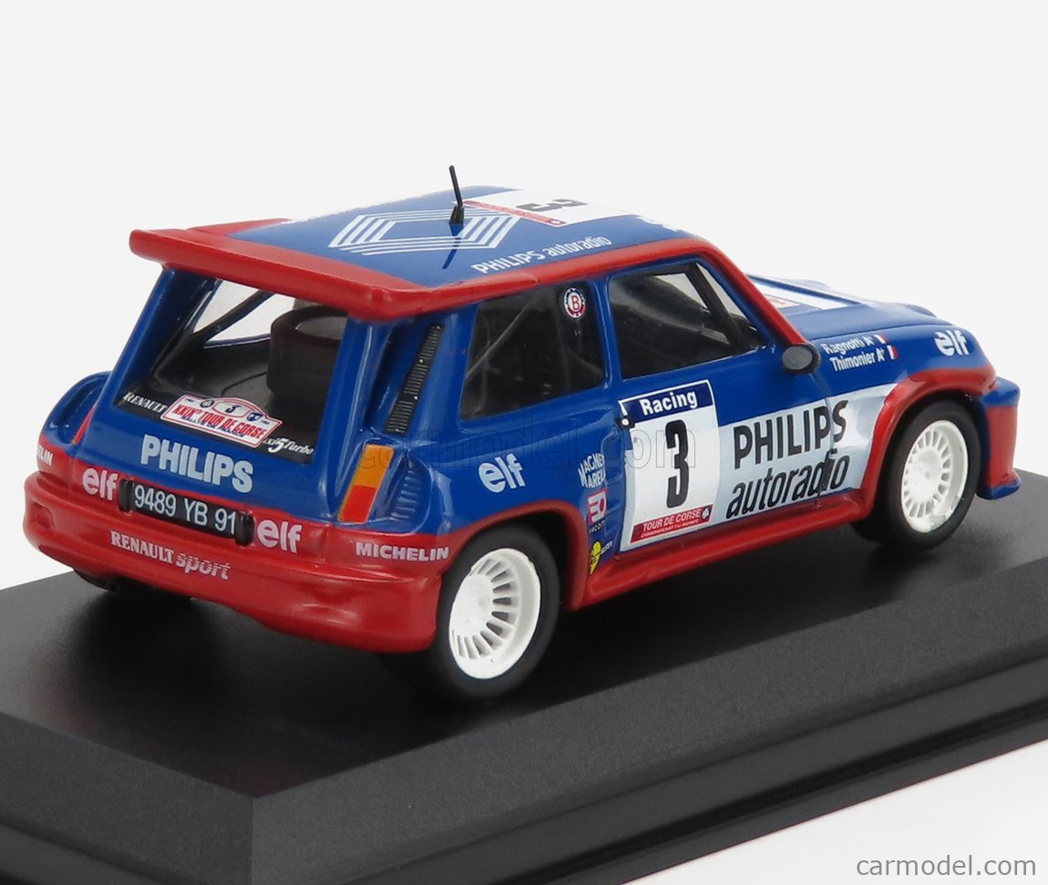 EDICOLA RCOL023 Scale 1/43 | RENAULT R5 MAXI TURBO PHILIPS (night ...
