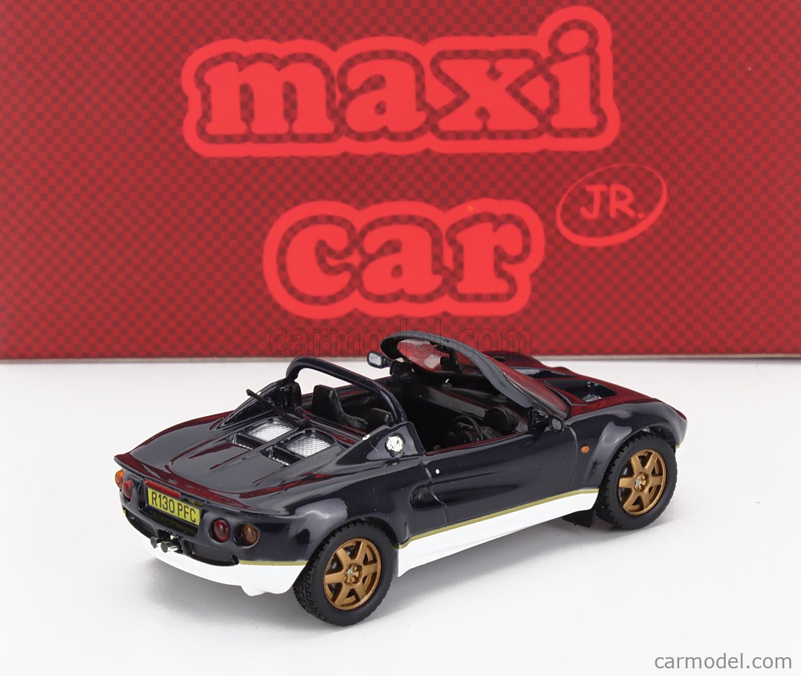MAXI-CAR 10143-ABMAX010 Escala 1/43 | LOTUS ELISE 49 SPIDER BLACK WHITE