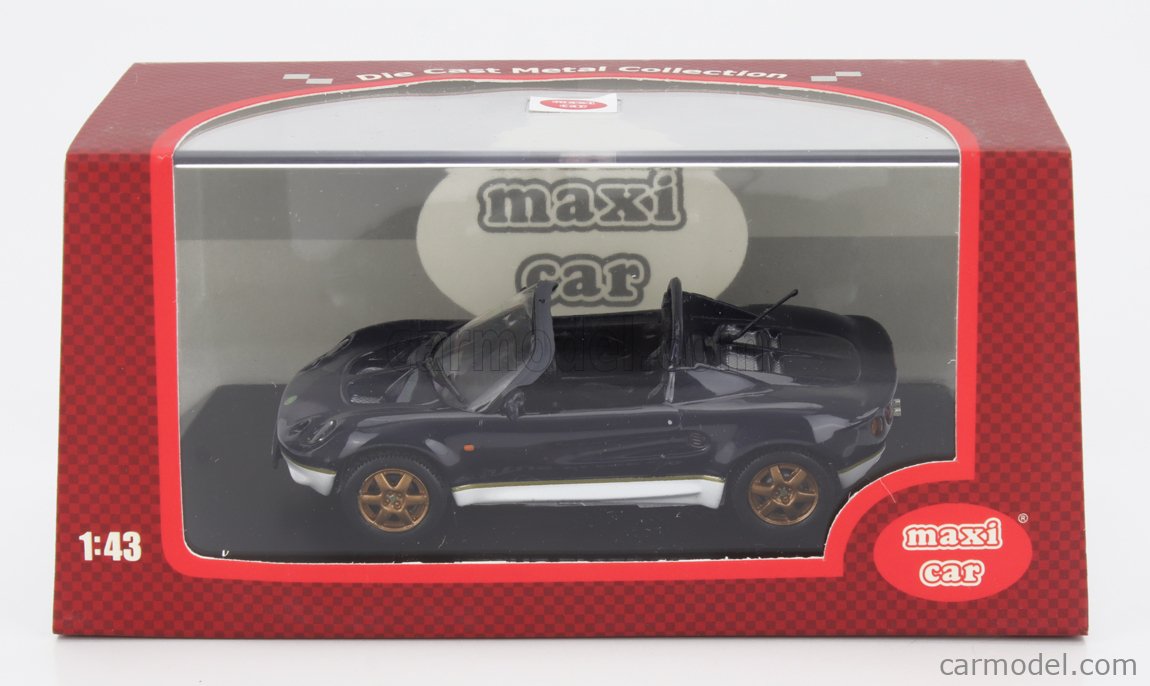 MAXI-CAR 10143-ABMAX010 Scala 1/43 | LOTUS ELISE 49 SPIDER BLACK WHITE