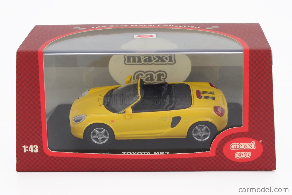 MAXI-CAR 20041-ABMAX005 Scale 1/43 | TOYOTA MR2 SPIDER YELLOW