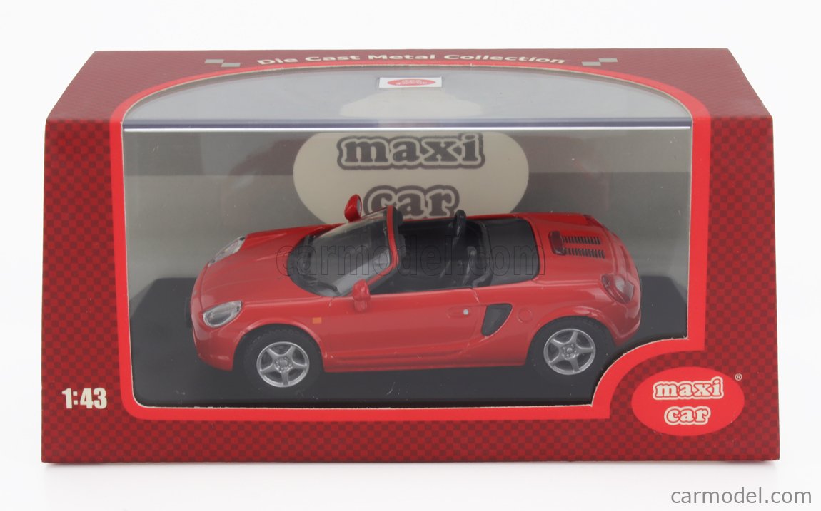 MAXI-CAR 20043-ABMAX006 Scala 1/43 | TOYOTA MR2 SPIDER RED