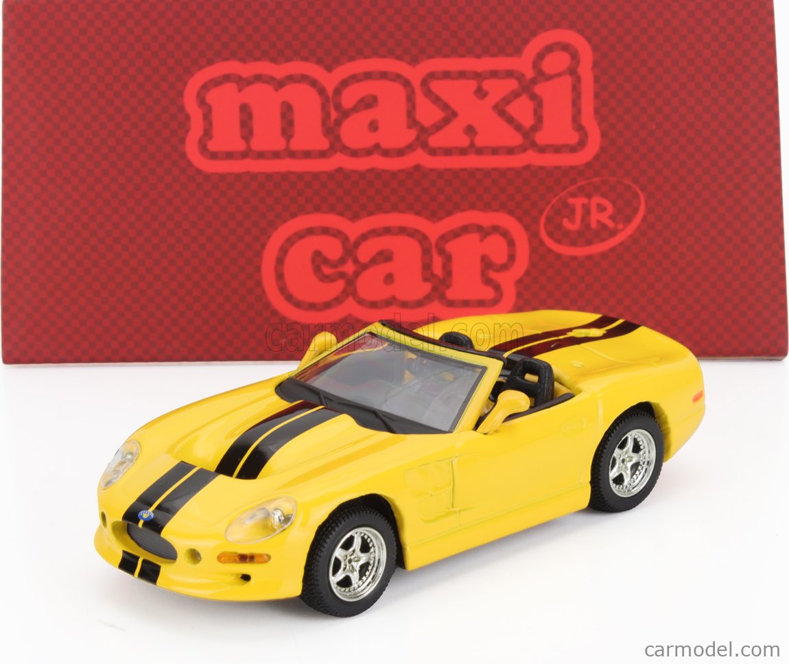 MAXI-CAR 20081-ABMAX021 Escala 1/43 | SHELBY SERIES 1 SPIDER YELLOW