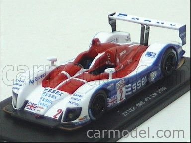 SPARK-MODEL S0013 Scale 1/43 | ZYTEK 06S N 2 LE MANS 2006 WHITE RED BLUE