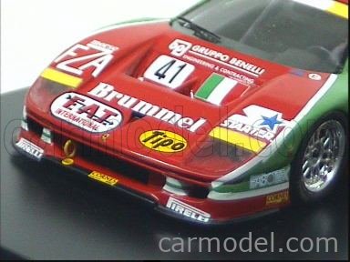 REDLINE RL056 Scale 1/43 | FERRARI F40 N 41 LE MANS 1995 RED GREEN