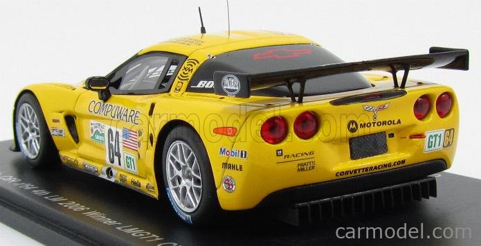 SPARK-MODEL S0174 Scale 1/43 | CHEVROLET CORVETTE C6R N 64 4th 24h LE ...