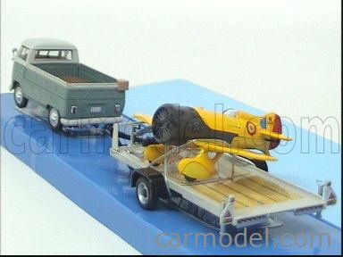 HONGWELL 7010500D Scale 1/43 | VOLKSWAGEN T1 PICK-UP + TRAILER AIRCRAFT ...