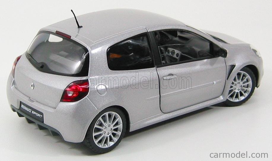 SOLIDO 8195 Scale 1/18 | RENAULT CLIO SPORT 2006 SILVER