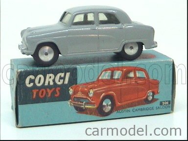 CORGI 201M Scale 1/43 | AUSTIN CAMBRIDGE SALOON GREY