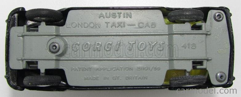 CORGI 418 Scale 1/43 | AUSTIN LONDON TAXI BLACK